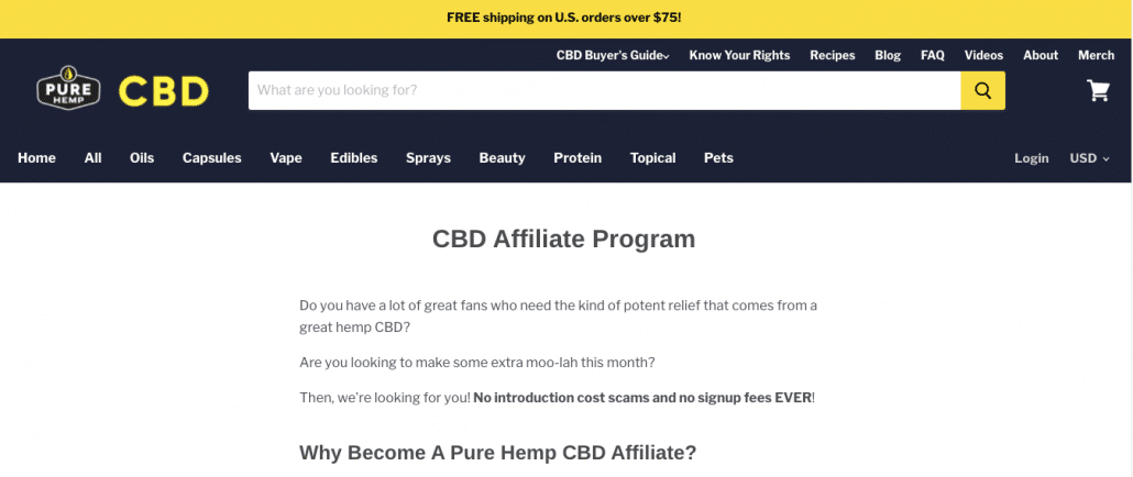 Best CBD Affiliate Programs For 2020 | Up to $500/Sale